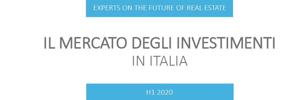 Colliers. Il Mercato degli Investimenti e degli Uffici in Italia - H1 ... Colliers. Il Mercato degli Investimenti e degli Uffici in Italia - H1 ...